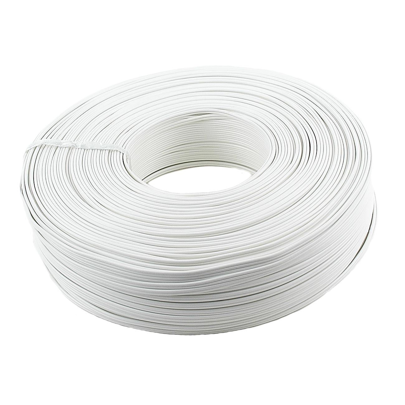 Novelty Lights 1,000' White SPT-1 Zip Extension Cord Wire Spool, Make ...