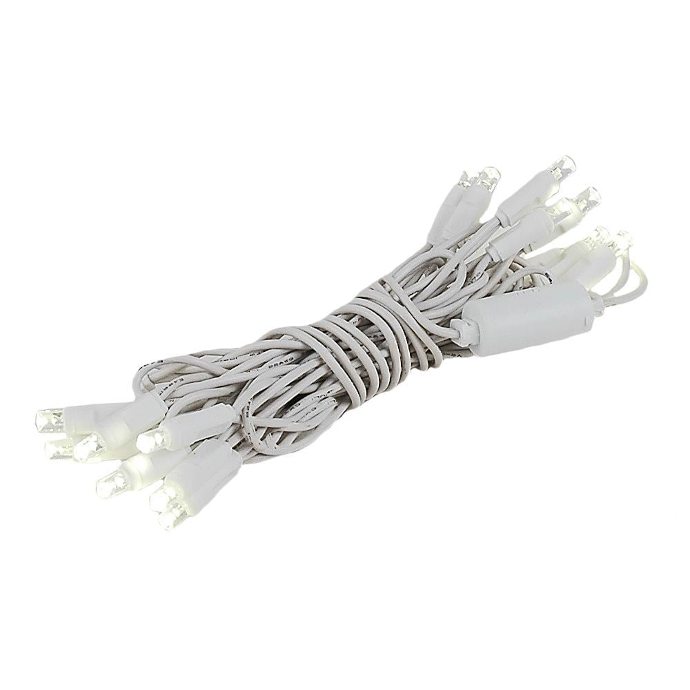 Novelty Lights 10 Light Warm White LED Christmas Craft Mini Light Set ...