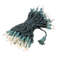 Novelty Lights 35 Light Clear Twinkle Christmas Mini Light Set, Non ...