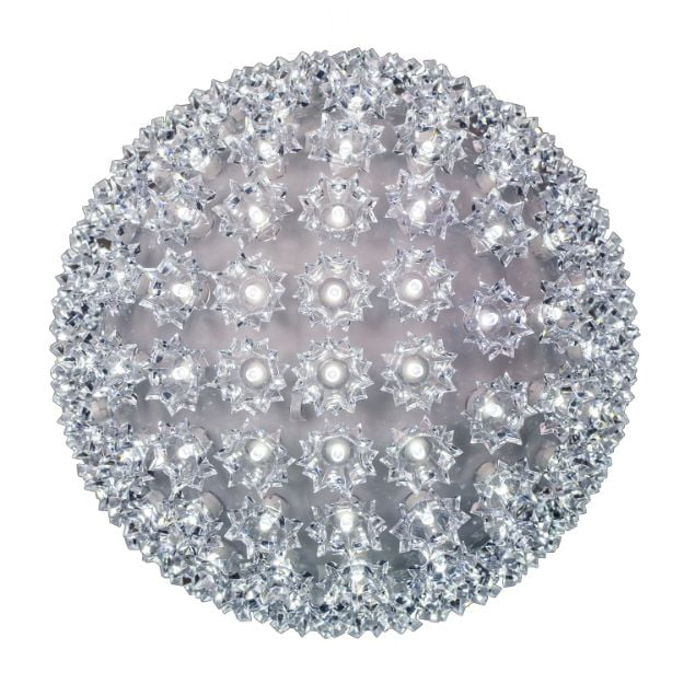 Novelty Lights 150 Light 10" Pure White LED Starlight Sphere with Power ...