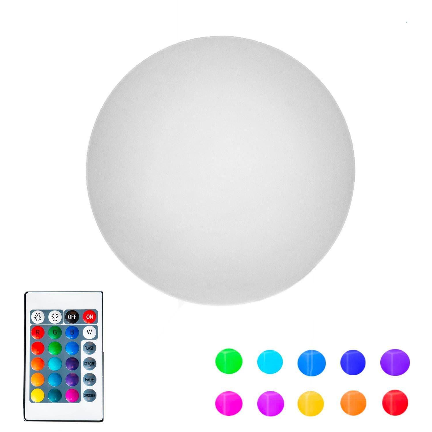 Novelty Lights 16" LED Plastic 3D Sphere Glow Light, Waterproof ...
