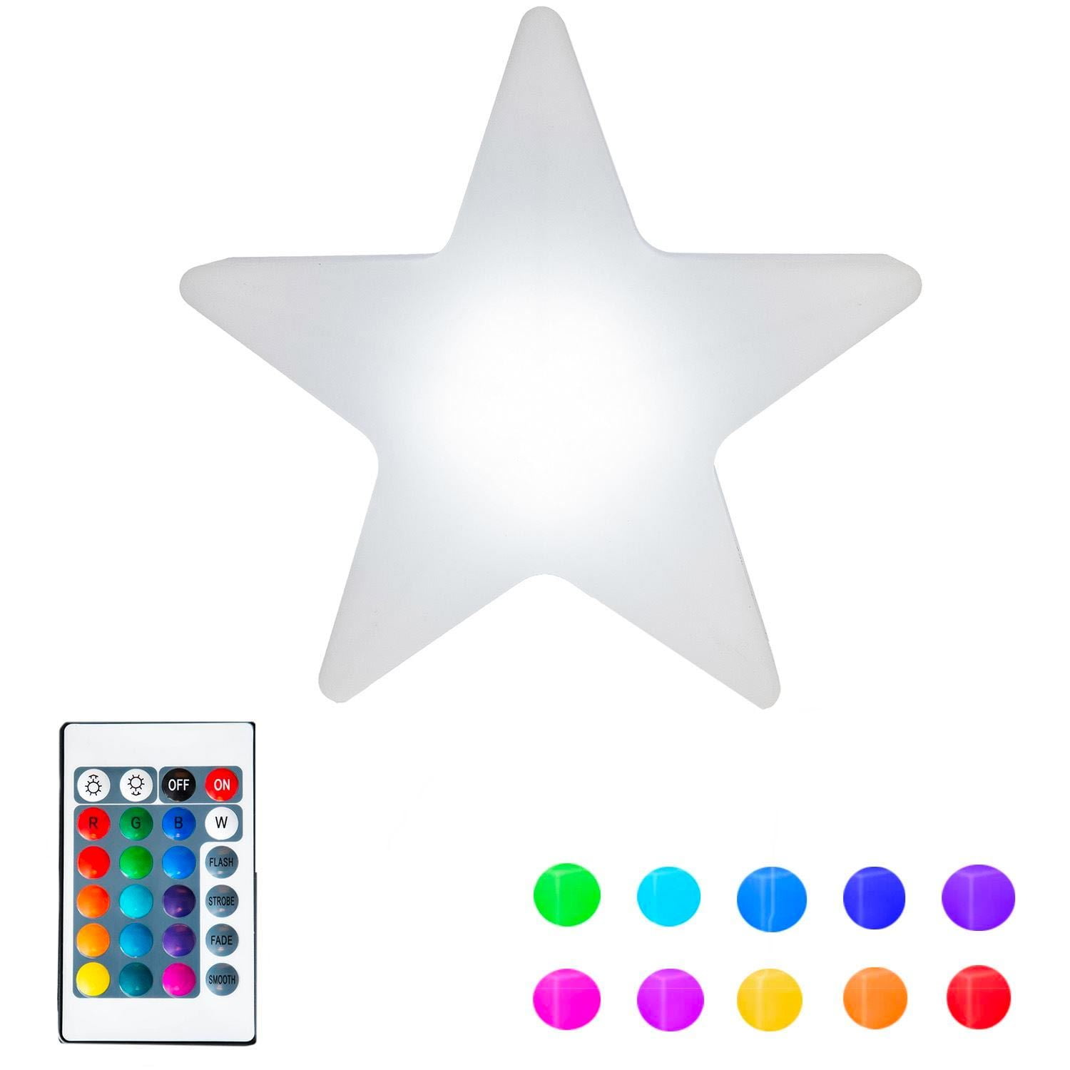 Novelty Lights 16" LED Plastic 3D Star Glow Light, Waterproof ...