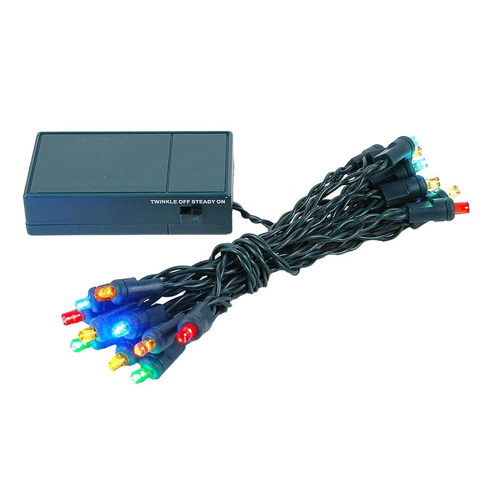 Novelty Lights Colored 20 Light LED Battery Powered Mini Christmas Set ...