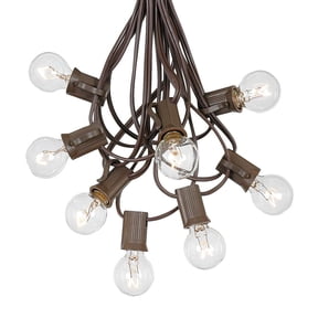 Mainstays Indoor 50-Count LED Globe Lights Frosted White G20 Globes, 21 ...