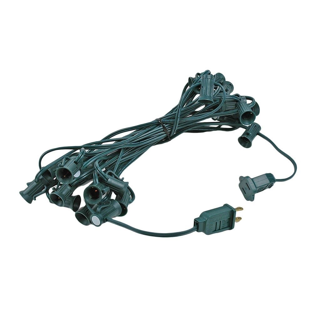 Novelty Lights 25 Foot C7 Outdoor Magnetic Christmas Stringer ...