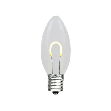 Novelty Lights 5 Pack C9 LED Outdoor String Light Patio Christmas ...