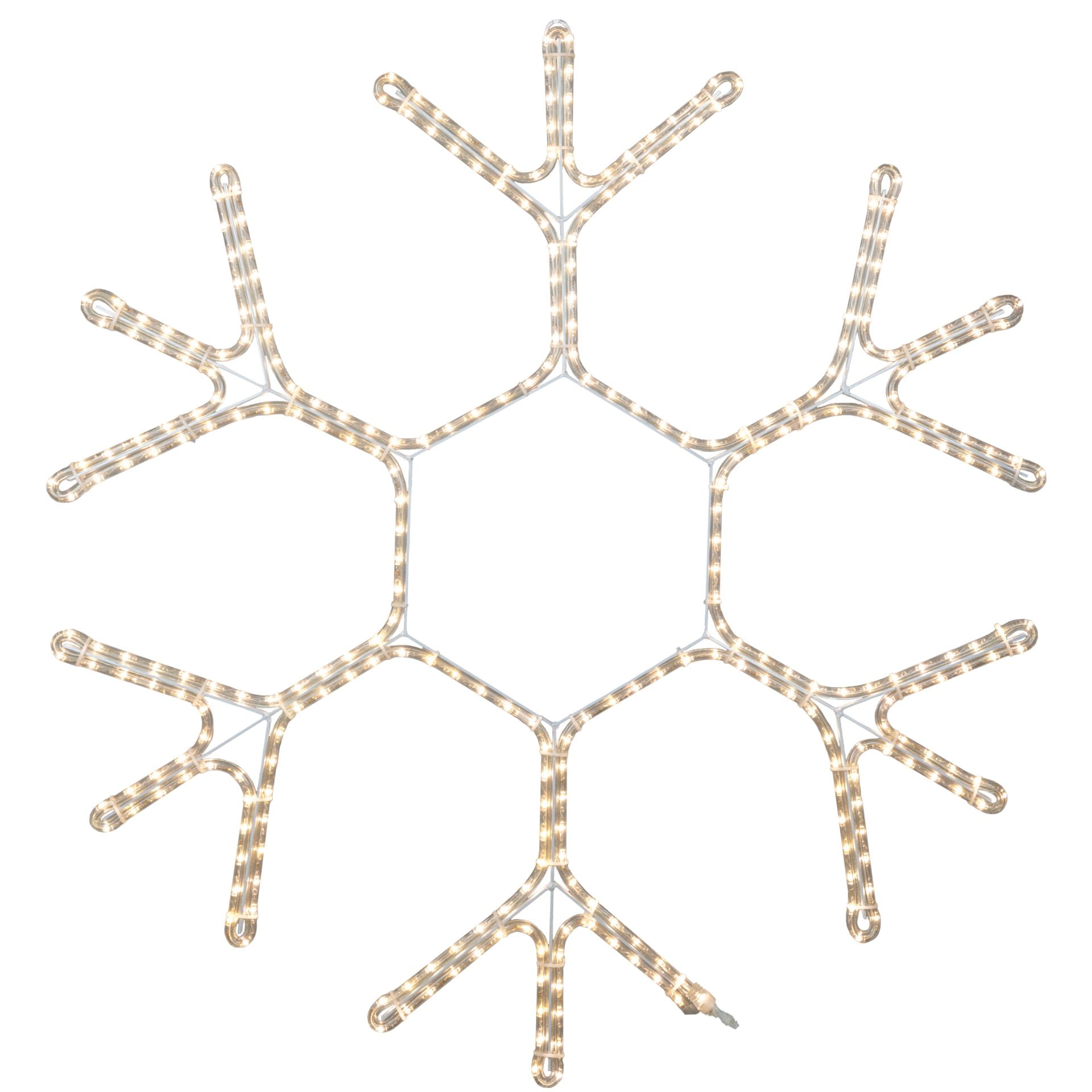 Novelty Lights 36" Warm White Christmas LED Snowflake Sculpture, Made ...