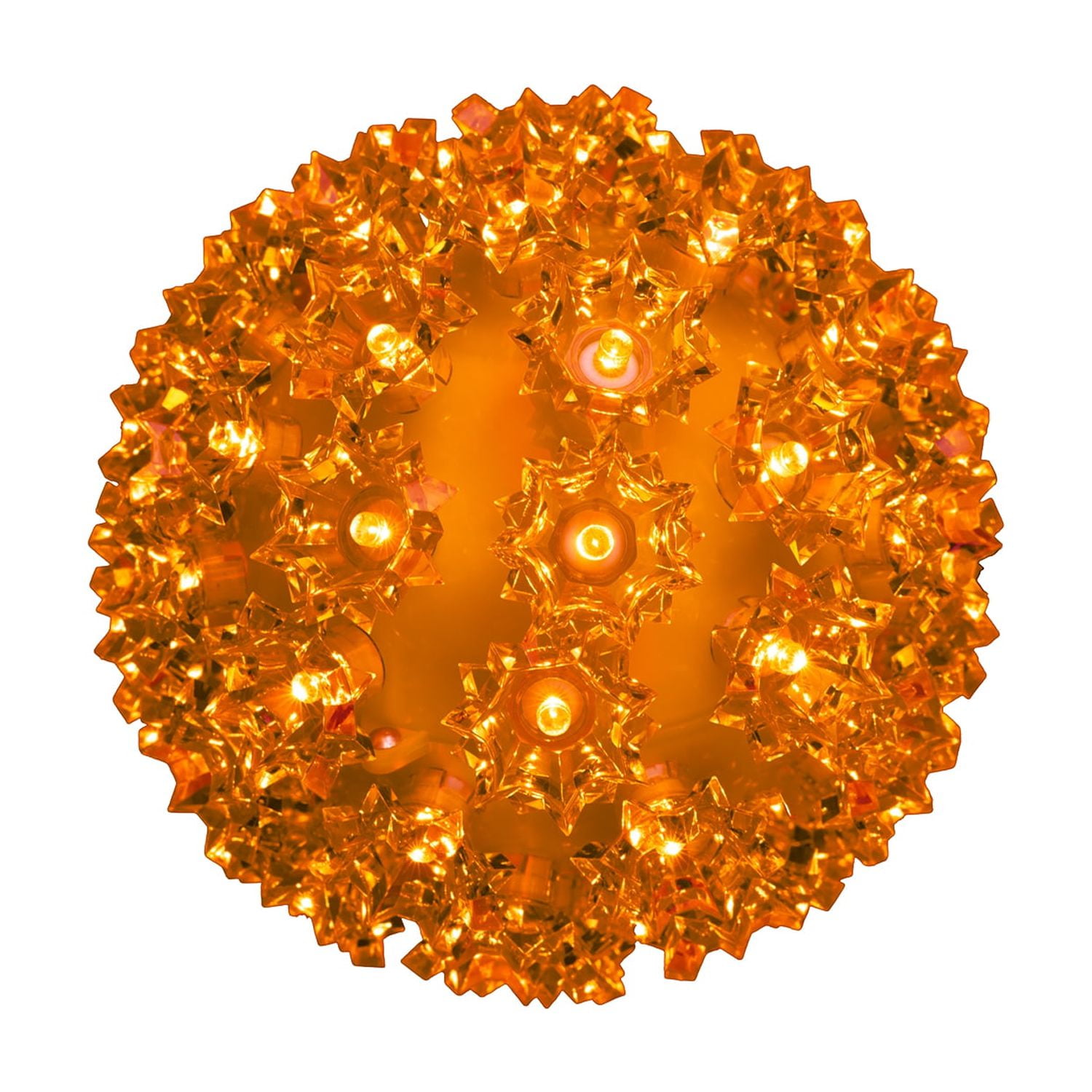 Novelty Lights 50 Orange Light LED Starlight Sphere, 6" Diameter ...