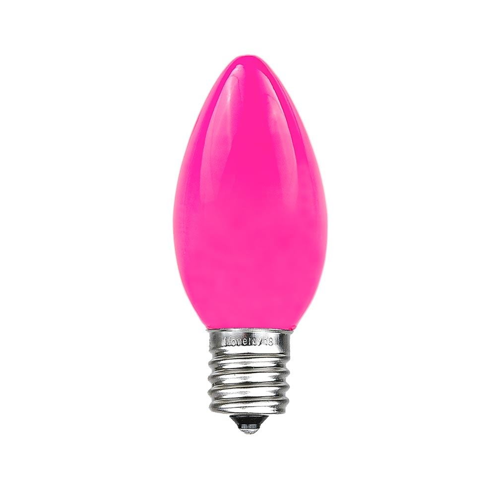 Novelty Lights Ceramic Pink C9 Incandescent Traditional Vintage ...