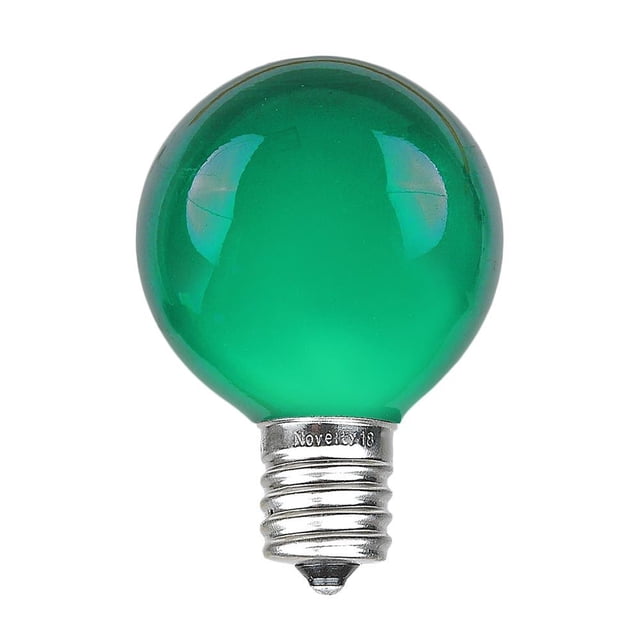 Novelty Lights Green G50 Globe Hanging Outdoor String Light Replacement ...