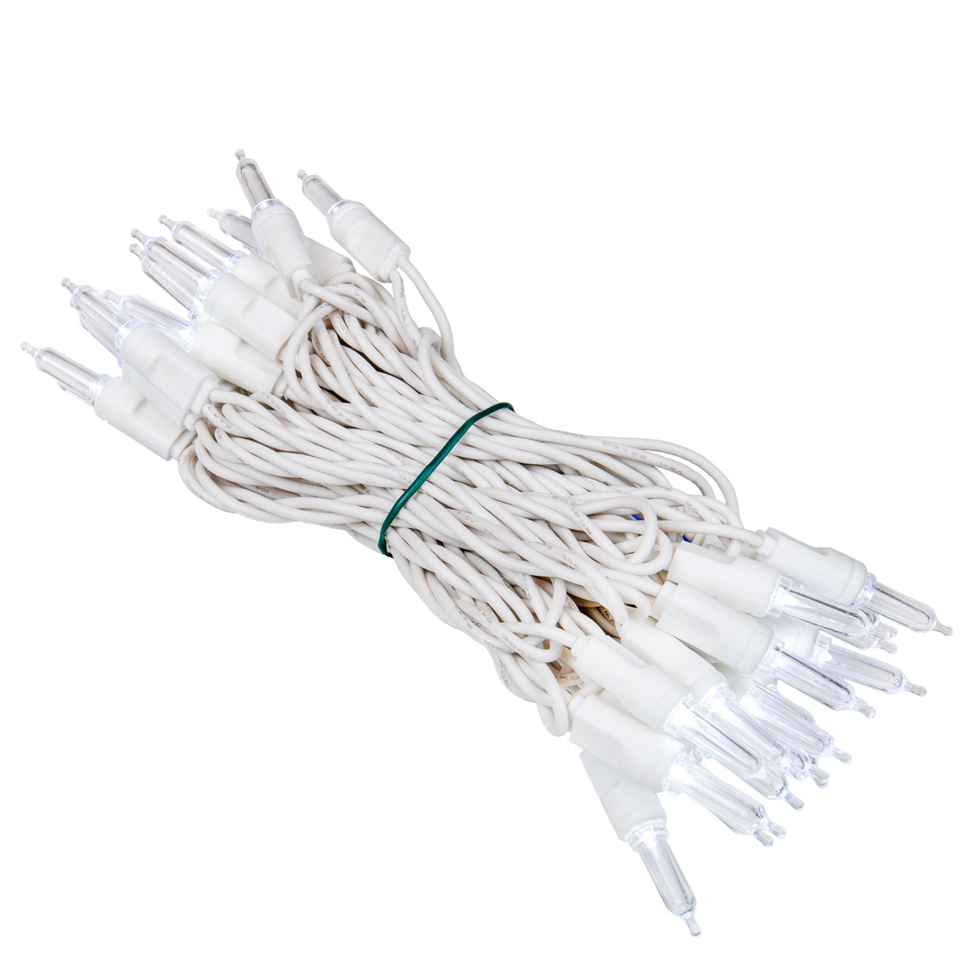 Novelty Lights Pure White 35 light T5 Traditional LED Christmas Mini ...