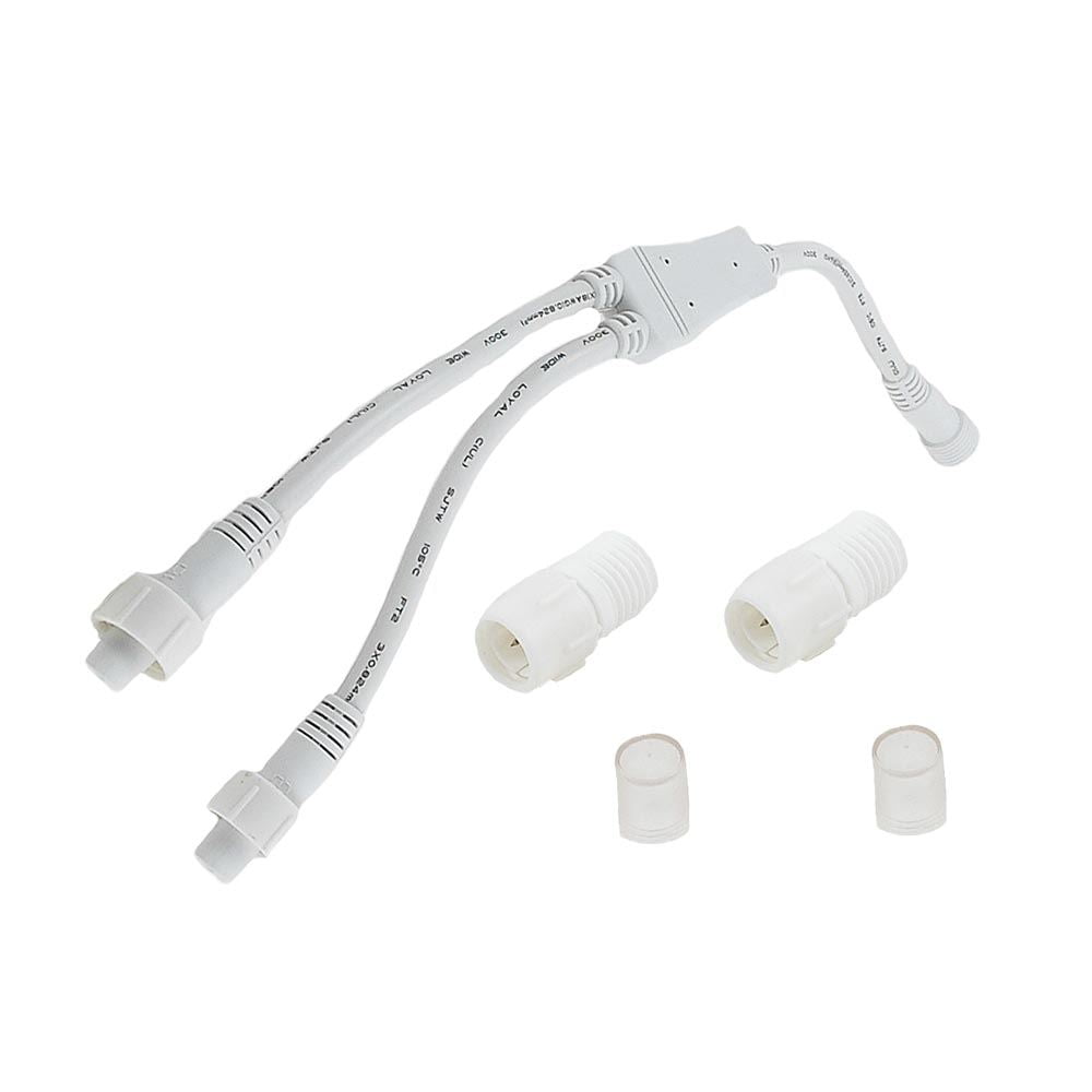 Novelty Lights Rope Light Y Splitter, 2 Wire, Made For 1/2" Rope Light ...