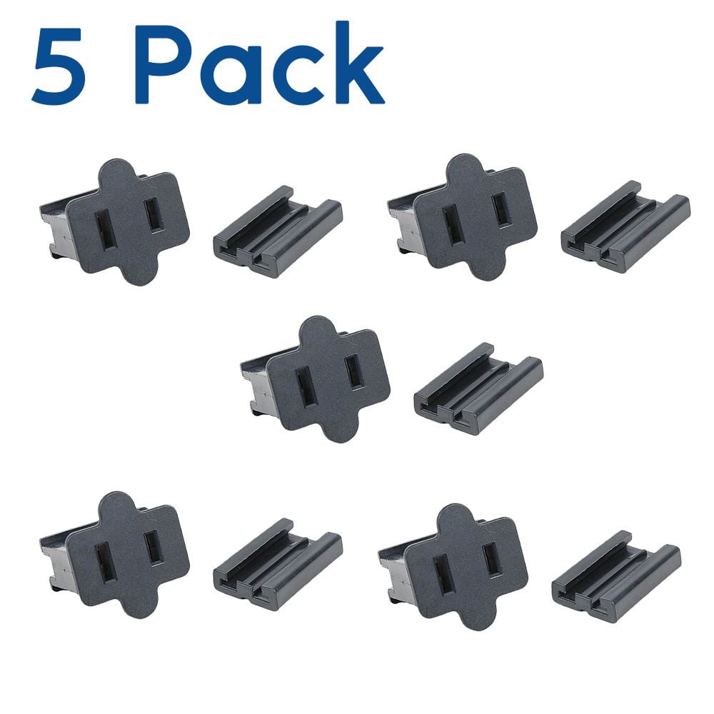 Novelty Lights SPT-1 Female Plug, Snap On Vampire Plugs, Black ...