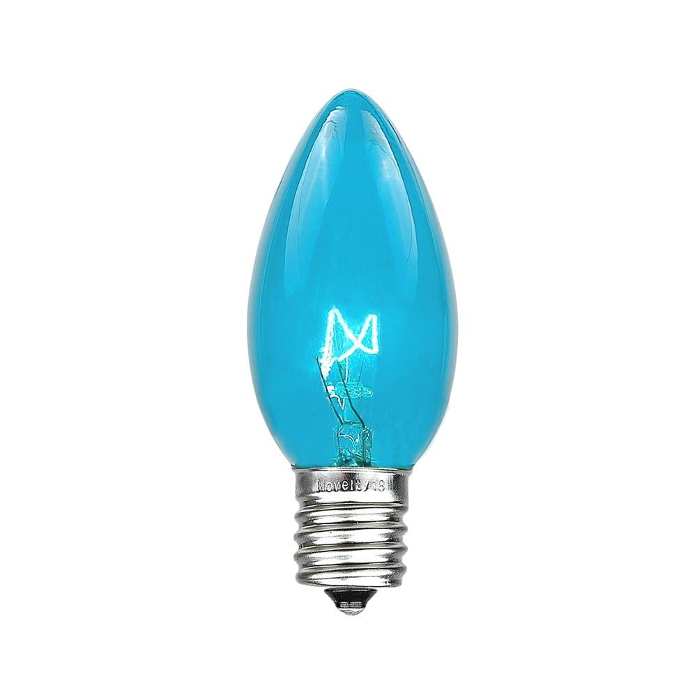 Novelty Lights Teal C9 Incandescent Traditional Vintage Christmas ...