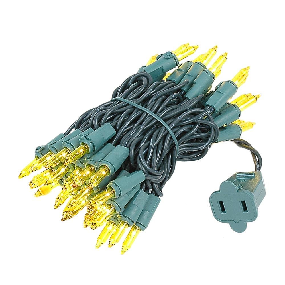Novelty Lights, Mini Christmas String Lights, 50 Light Set, 11' Long ...