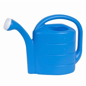 Book Publishing Company 2 Gal Deluxe Plastic Watering Can, Bright Blue ...