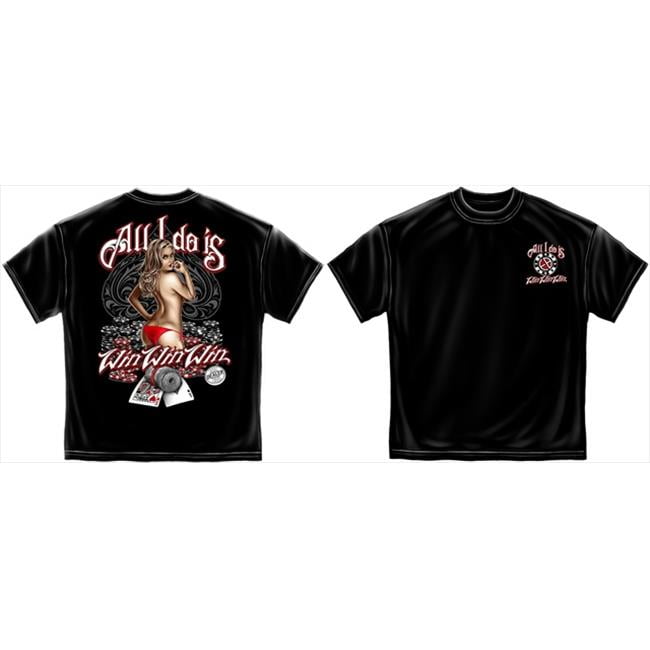 Novelty Men's All I Do Is Win Win Win T-shirt Black - Walmart.com
