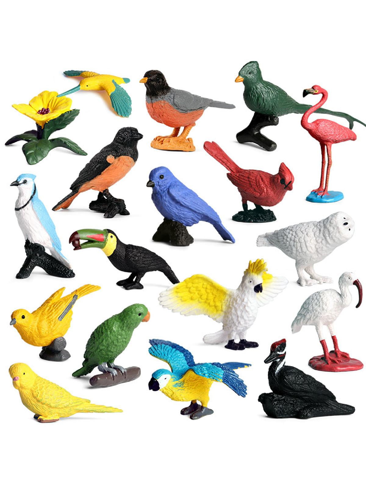 Novelty Mini Scientific Toy Realistic Bird Figurines Kids Relieve ...