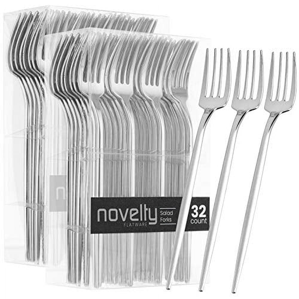 Novelty Modern Flatware, Cutlery, Disposable Plastic Salad forks Luxury ...
