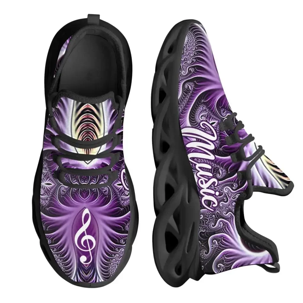 Novelty Musical Notes Keyboard Kinnted Anti Skid Shoes Absorbing Light ...