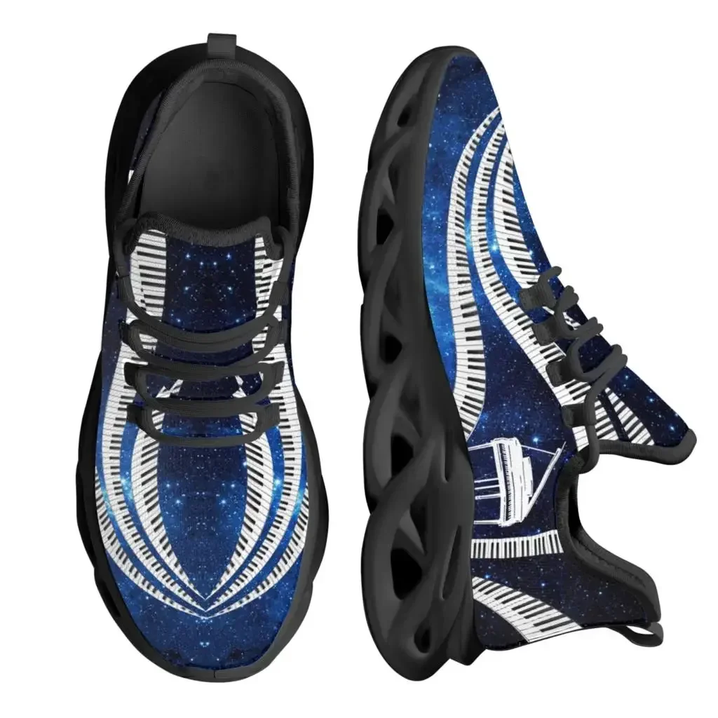 Novelty Musical Notes Keyboard Kinnted Anti Skid Shoes Absorbing Light ...