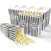 Reusable Plastic Popcorn Buckets 7.25 in Empty Containers for Home ...
