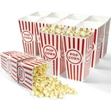 Novelty Place 12 Pcs Classic Popcorn Boxes, Red & White Striped ...