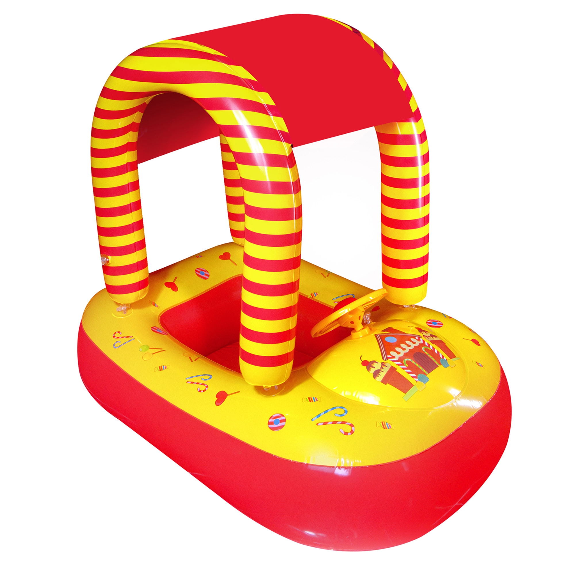 Novelty Place Inflatable Baby Pool Float with Safty Seat Design and ...