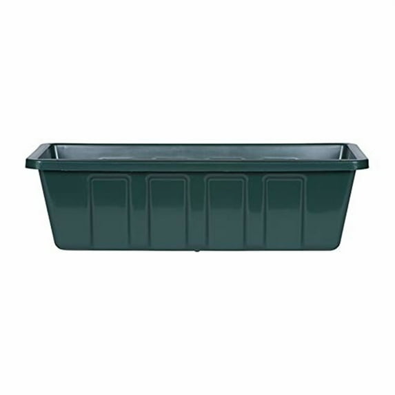 Novelty Poly-Pro Plastic Indoor/Outdoor Liner/Planter Flower Box, Green ...