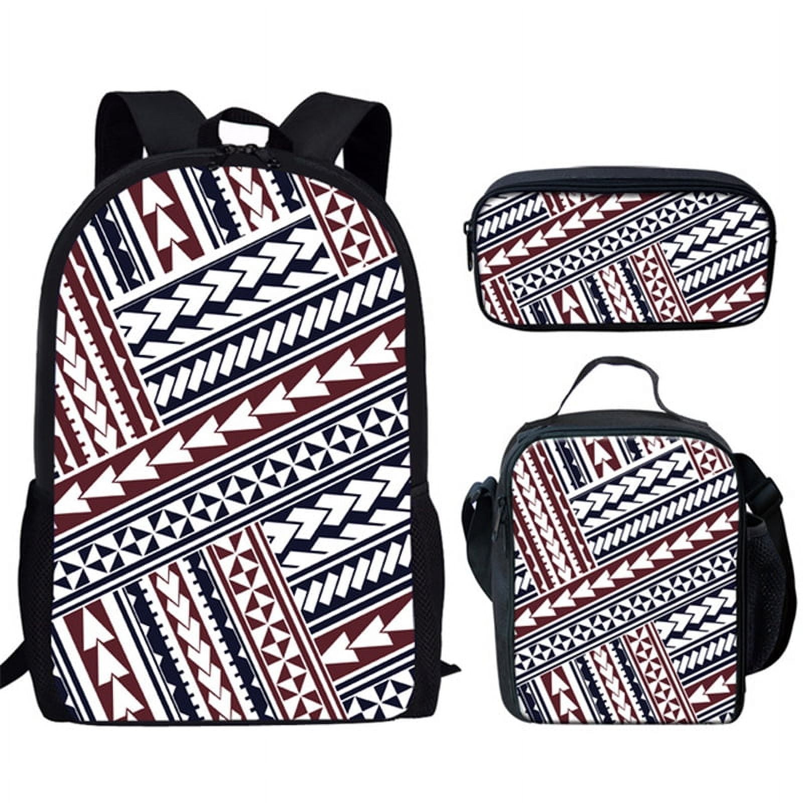 Novelty Polynesian Traditional Tribal 3D Print 3pcs/Set pupil Bags ...