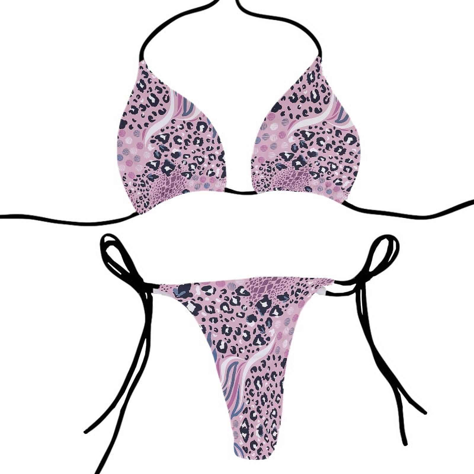 Novelty Printed Push Up Bikini Micro Bikinis Set Womens Swimsuit Female ...
