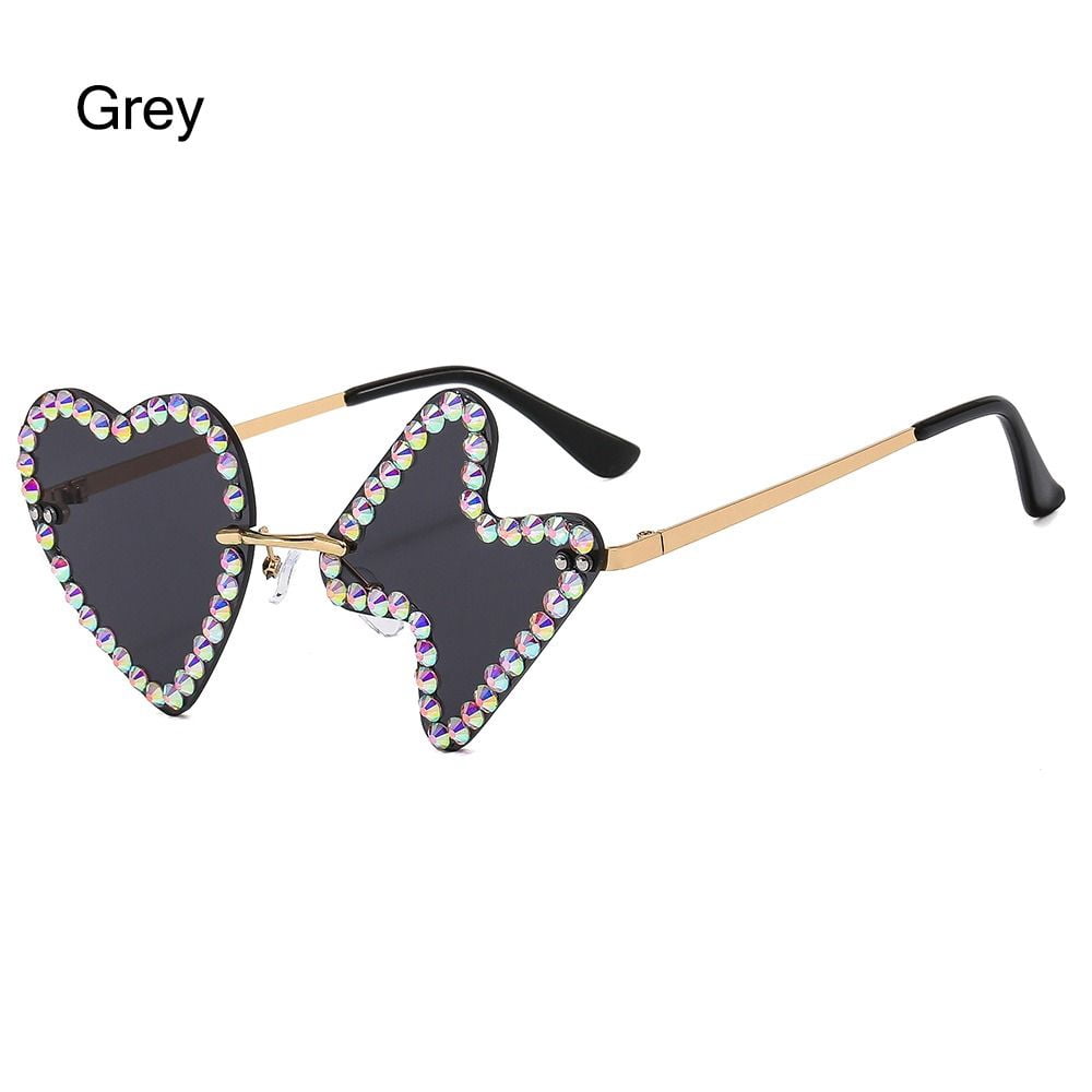 Novelty Prom Party Funny Glasses Party Sunglasses Metal Sun Glasses ...
