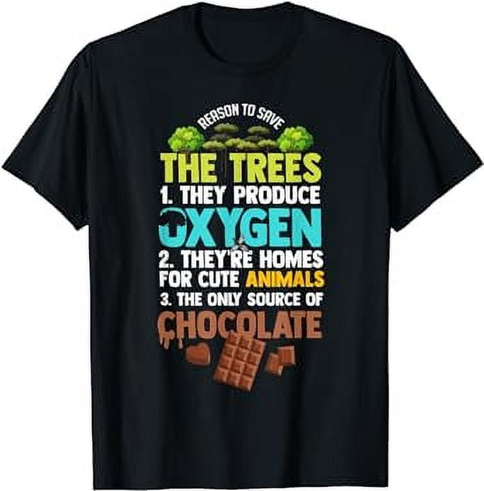 Novelty Reasons To Save Trees Planting Biodiversity Lover T-Shirt ...
