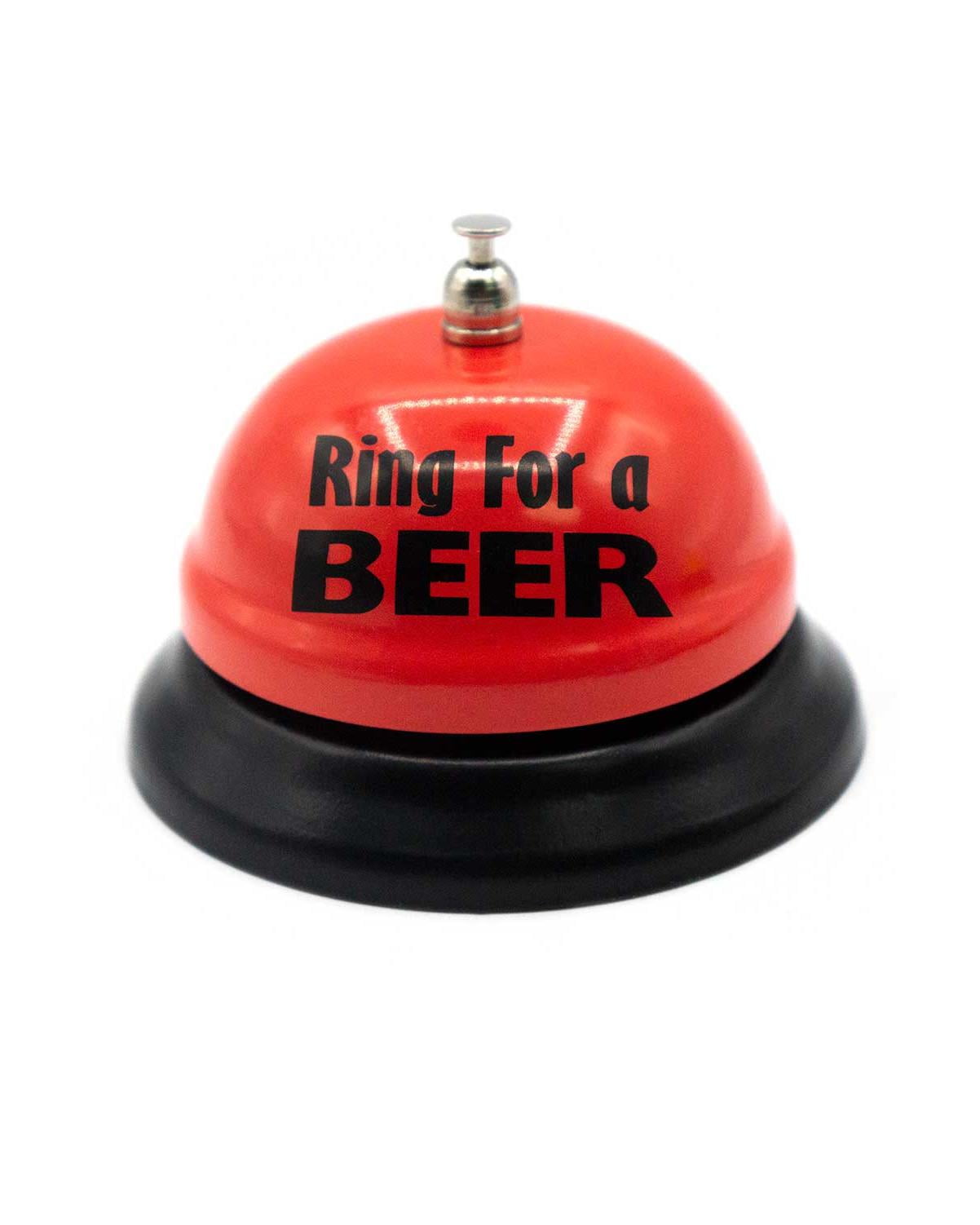 Novelty Red Ring Bell Ring for a Beer Desk Bell Call Bell Party ...