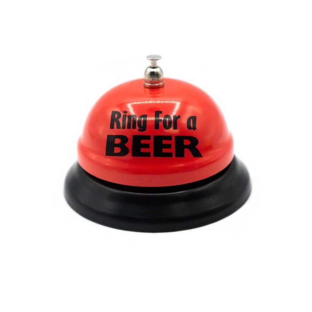 Novelty Red Ring Bell Ring for a Beer Desk Bell Call Bell Party ...