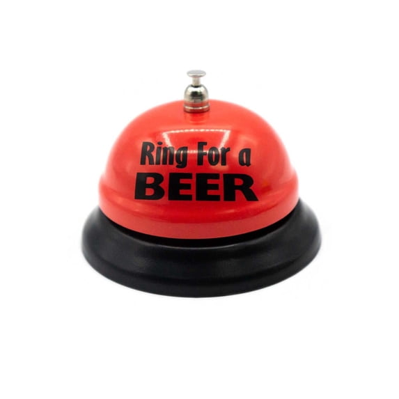 Novelty Red Ring Bell Ring for a Beer Desk Bell Call Bell Party ...