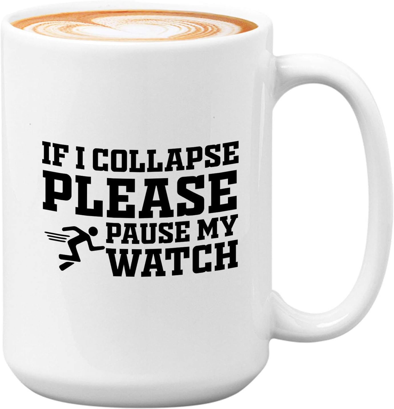 Novelty Runners Coffee Mug - If I Collapse - Workout Mug Running Mug ...