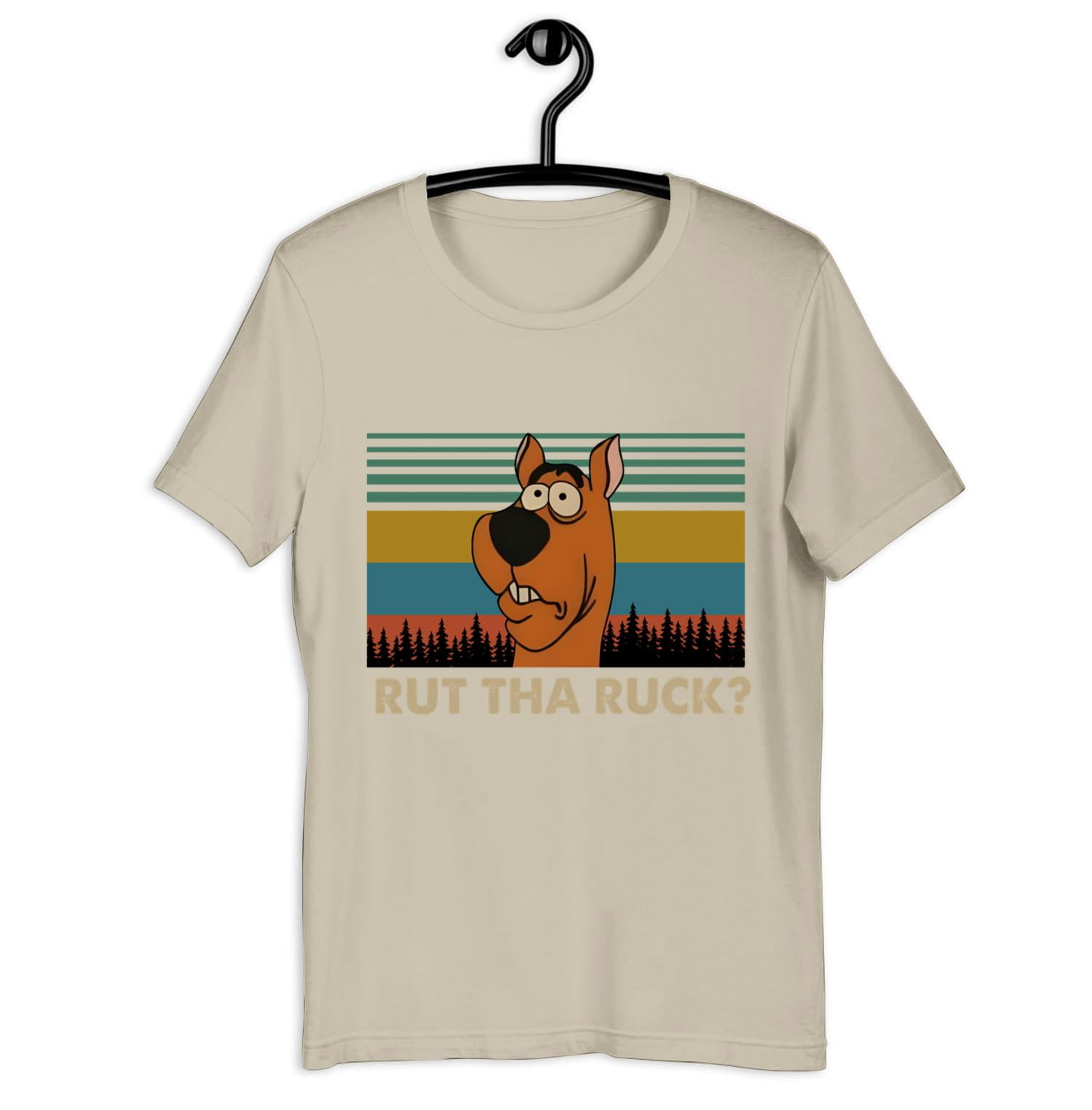 Novelty Scooby Doo Tee Men's Vintage Tha Ruck Rut Funny Cotton T-shirt ...