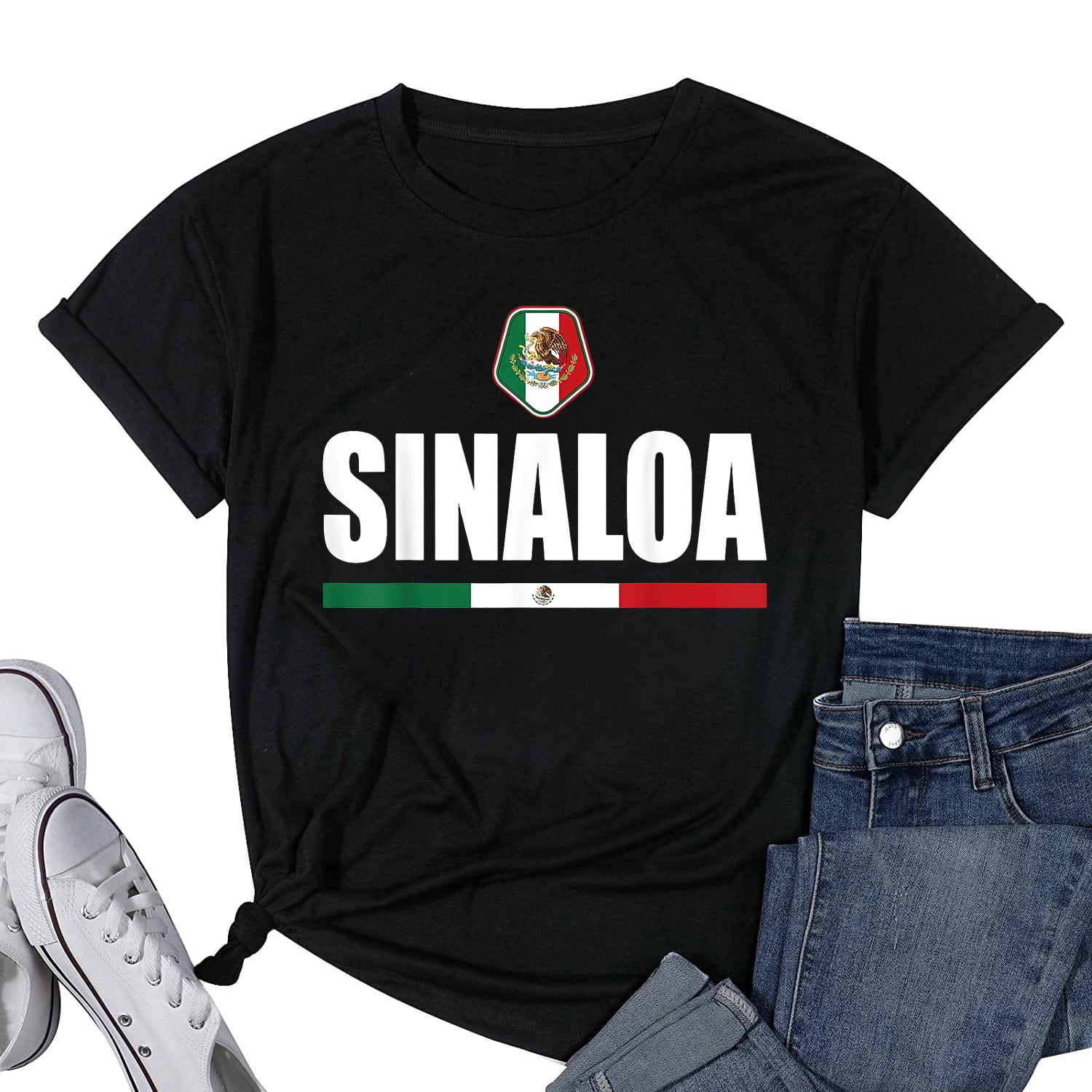 Novelty Sinaloa Mexico Travel Sinaloense Mochis Women Men T-Shirt Black ...