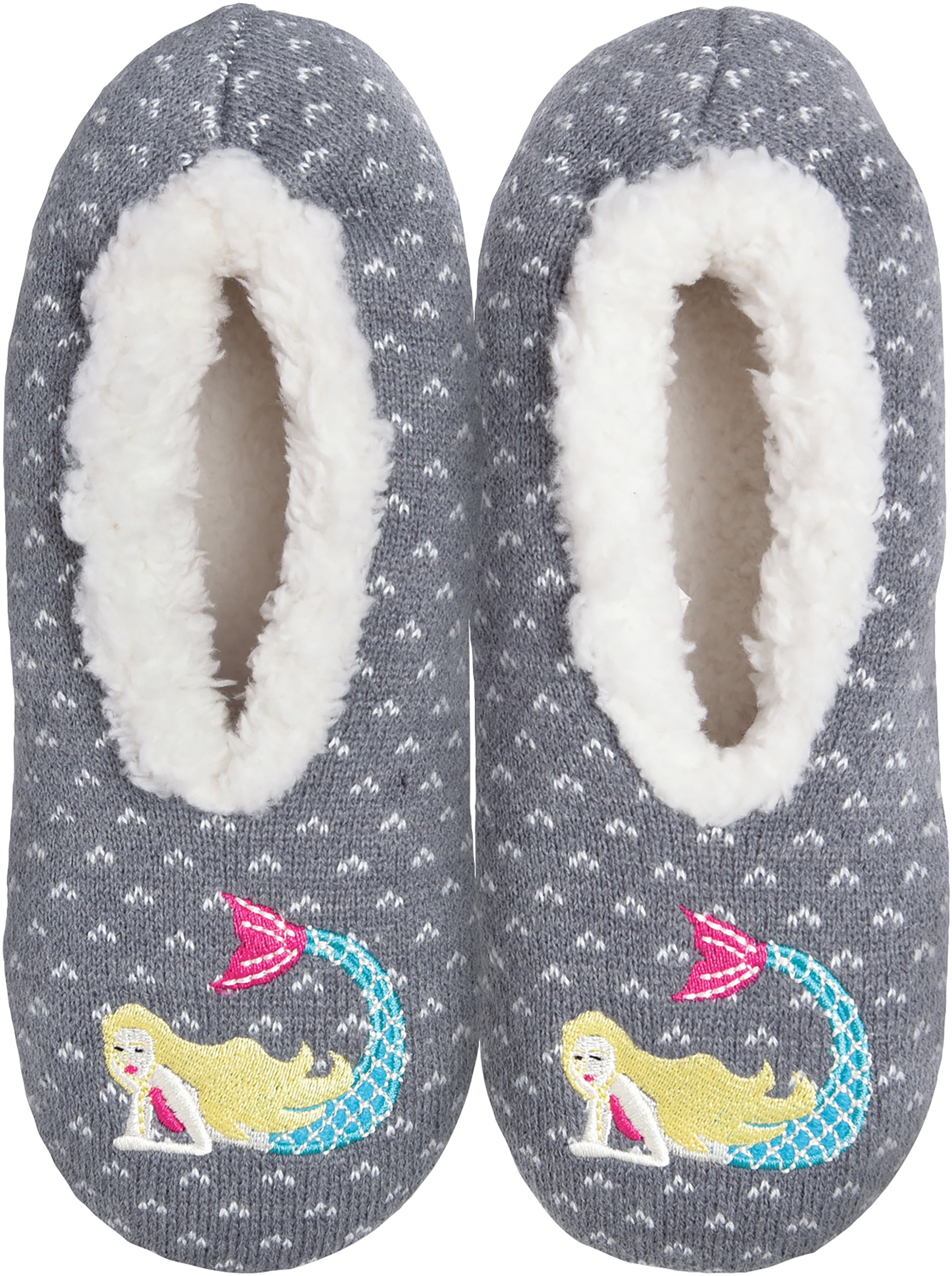 Novelty Slippers-Mermaid - Medium/Large - Walmart.com