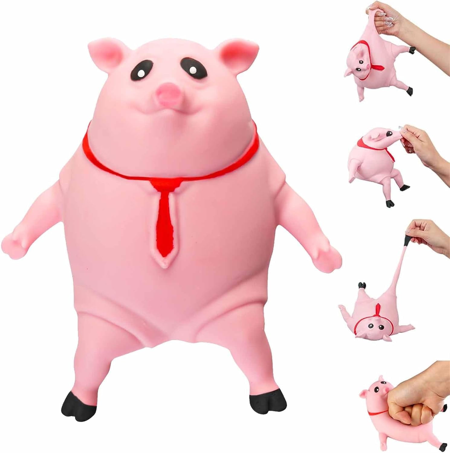 Novelty Squishy Toy Pink Piggy Squeeze Toy,2025 New Squeeze Pig Toy ...