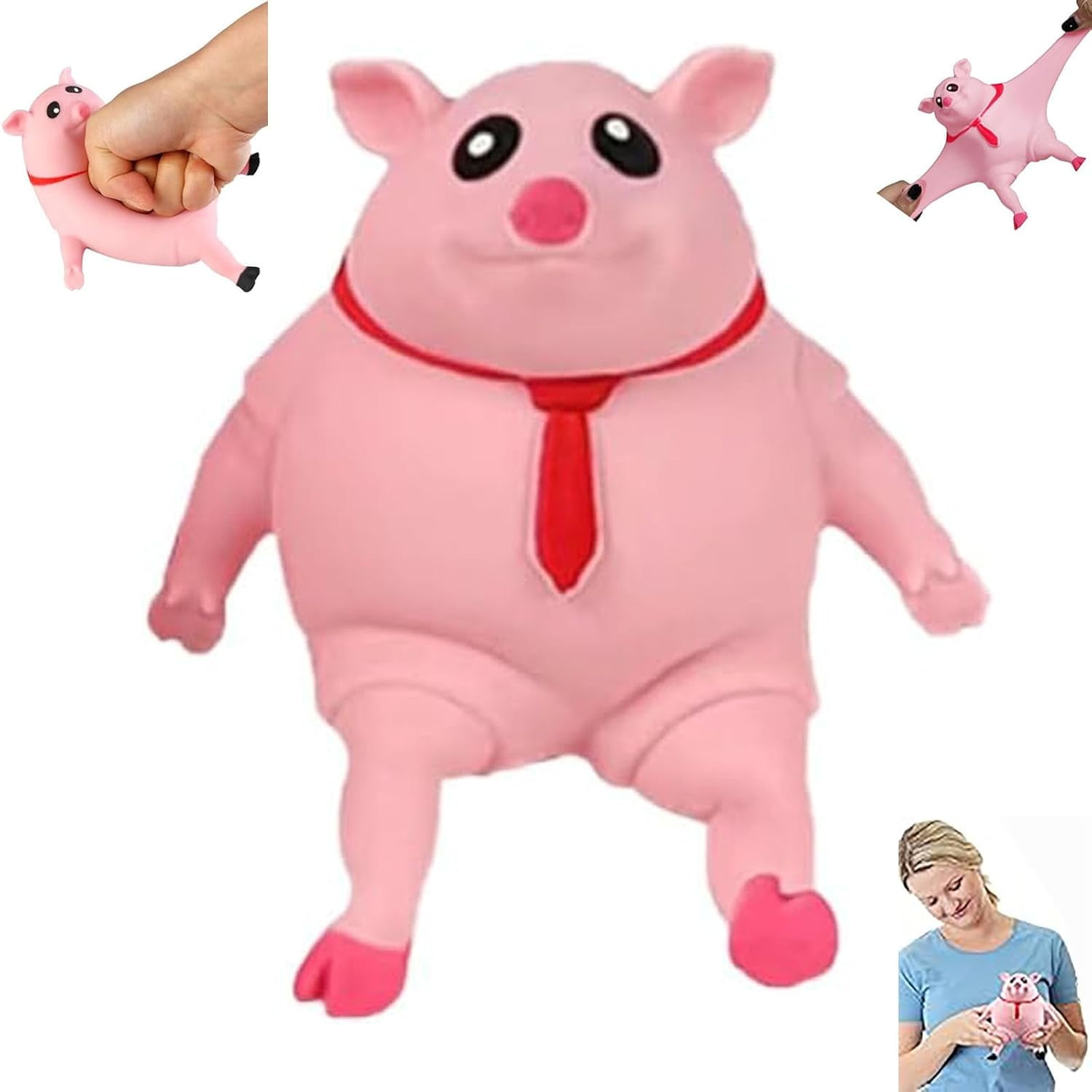 Novelty Squishy Toy Pink Piggy Squeeze Toy,2025 New Squeeze Pig Toy ...