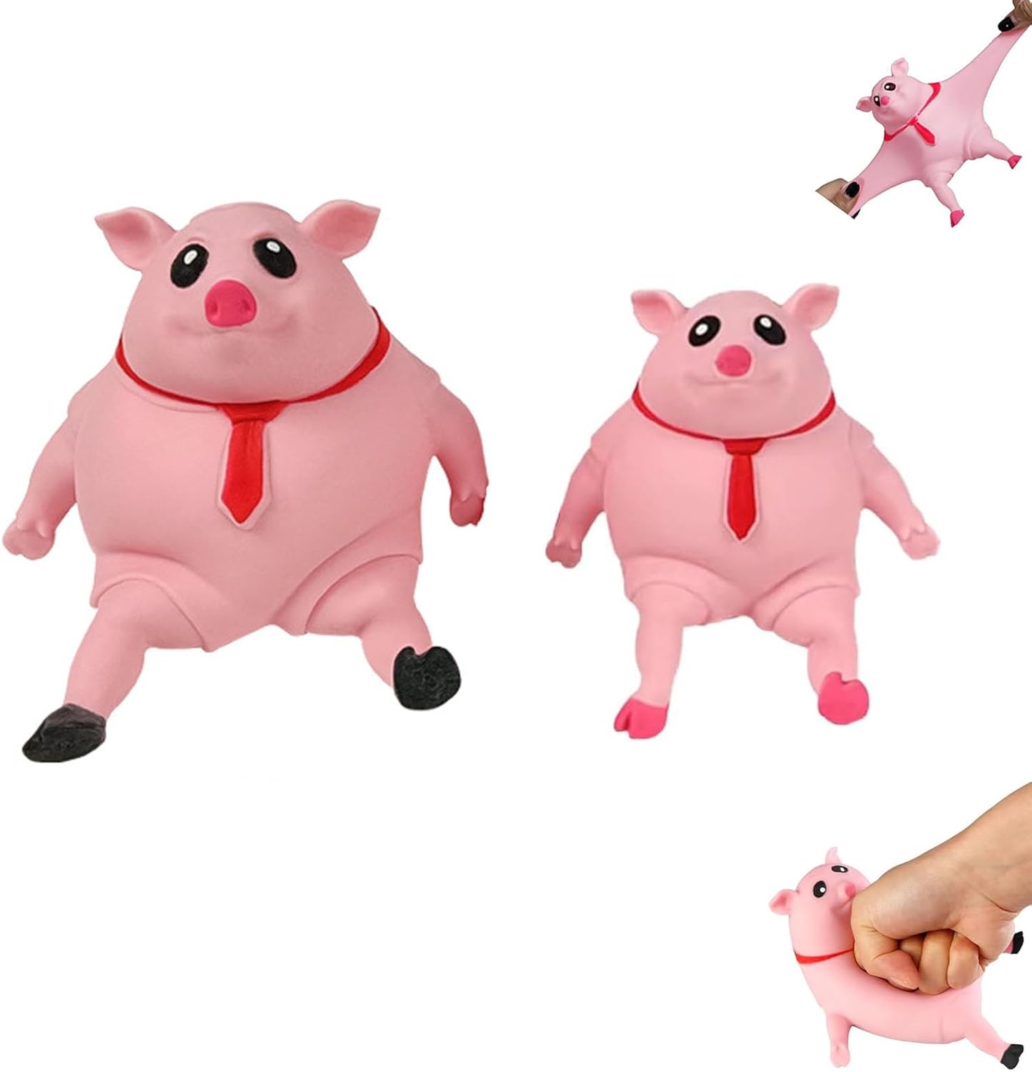 Novelty Squishy Toy Pink Piggy Squeeze Toy,2025 New Squeeze Pig Toy ...