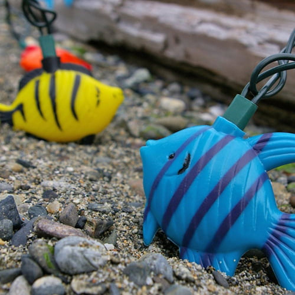 Novelty String Lights Tropical Fish String Light Set 10 Lights Outdoor ...