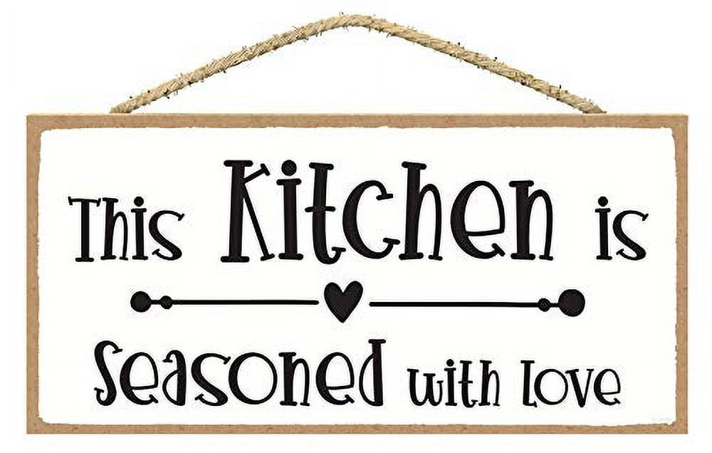 Novelty This Kitchen is Seasoned With Love - Home Decor Kitchen ...