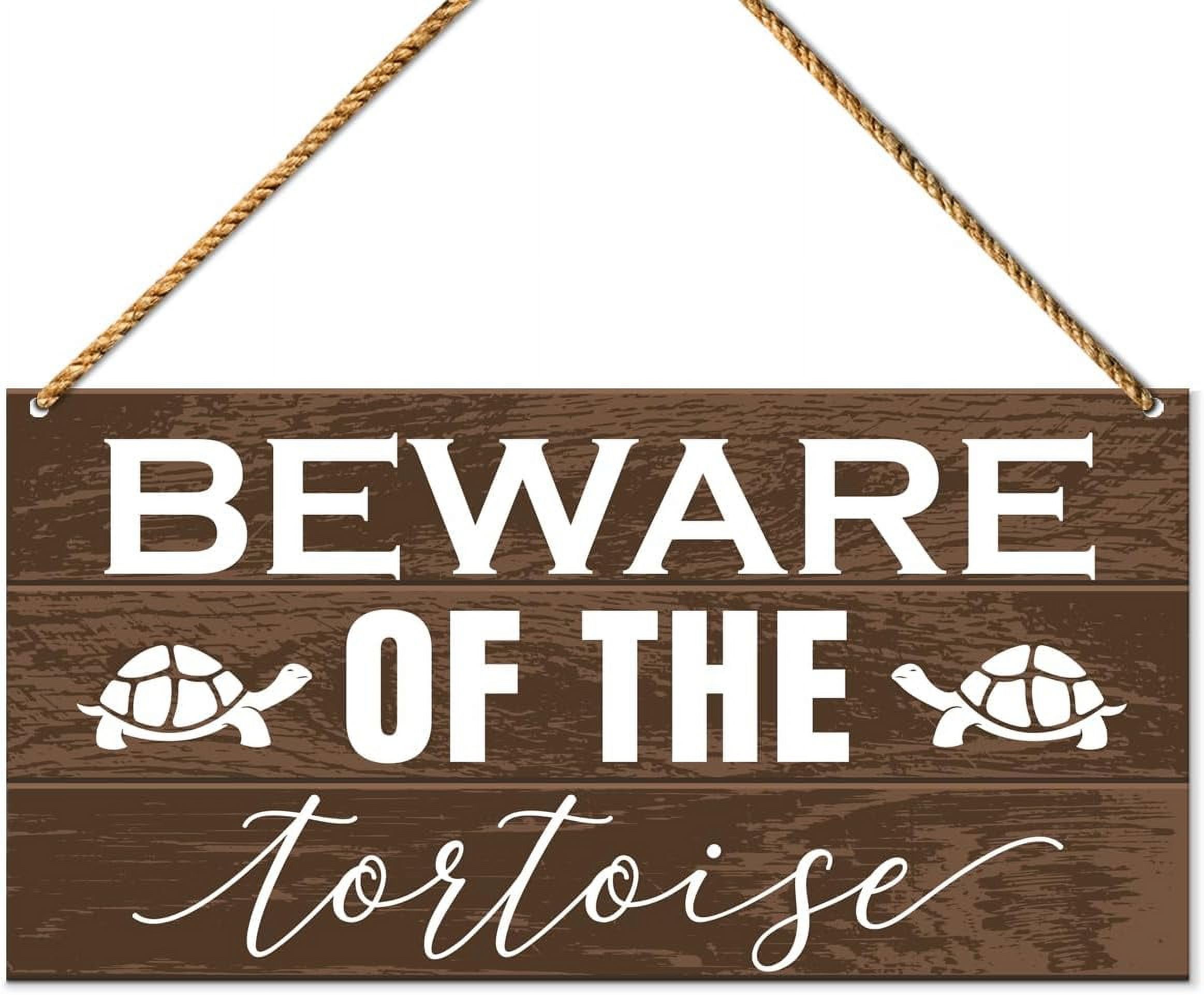 Novelty Tortoise Wood Sign Tortoise House Decor Tortoise Habitat ...
