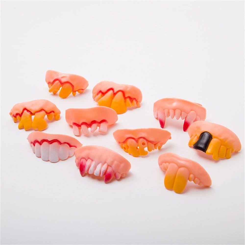 Novelty Toy Funny Disgusting Rotten Teeth Denture Prank Toy, Novelty ...
