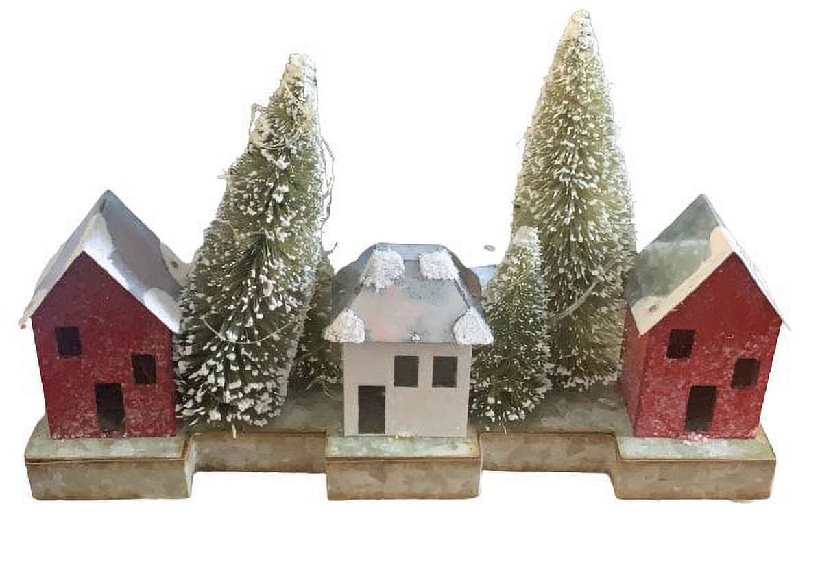 Novelty Trading Corp LED Lighted House With Trees - Walmart.com