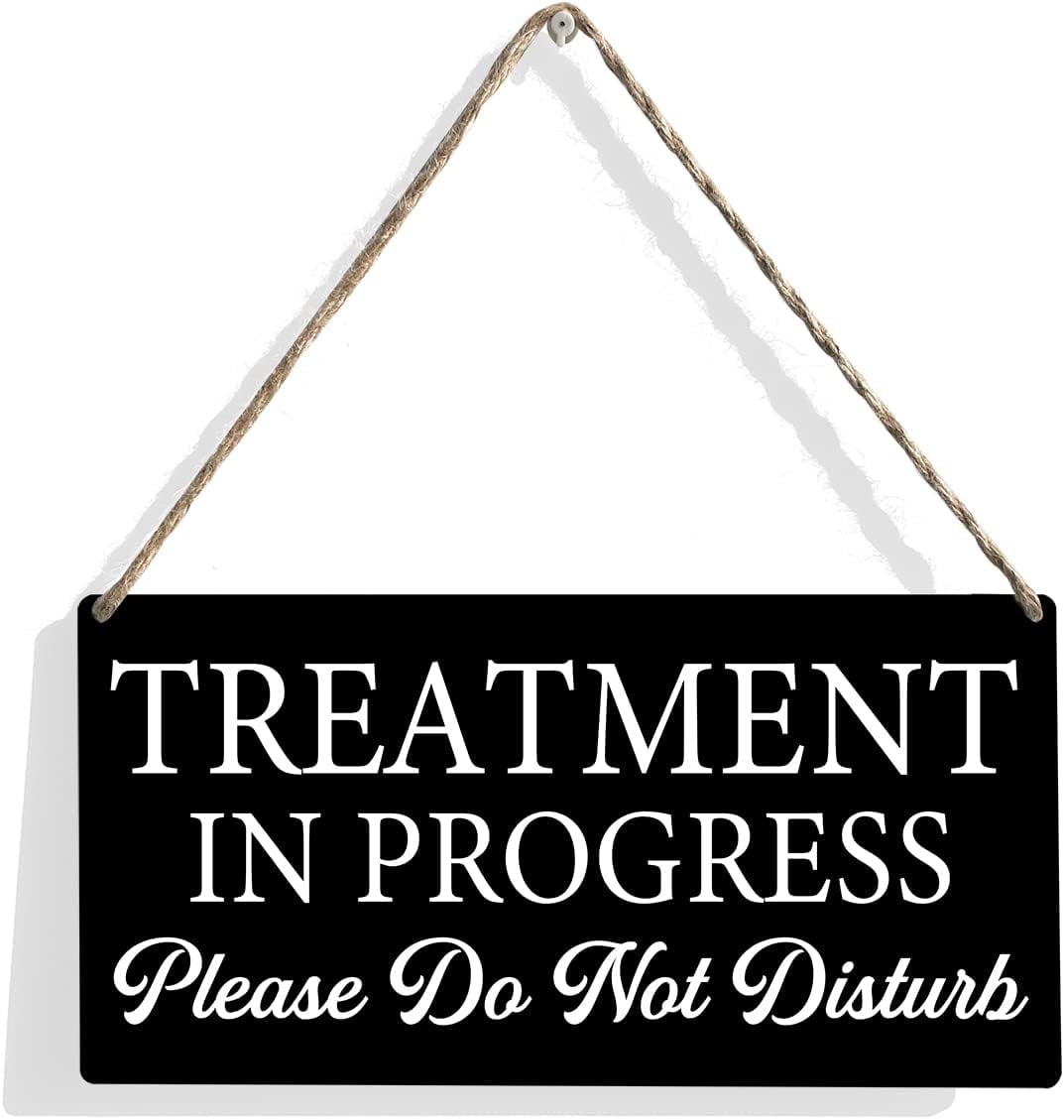 Novelty Treatment in Progress Please Do Not Disturb Wood Sign Office ...