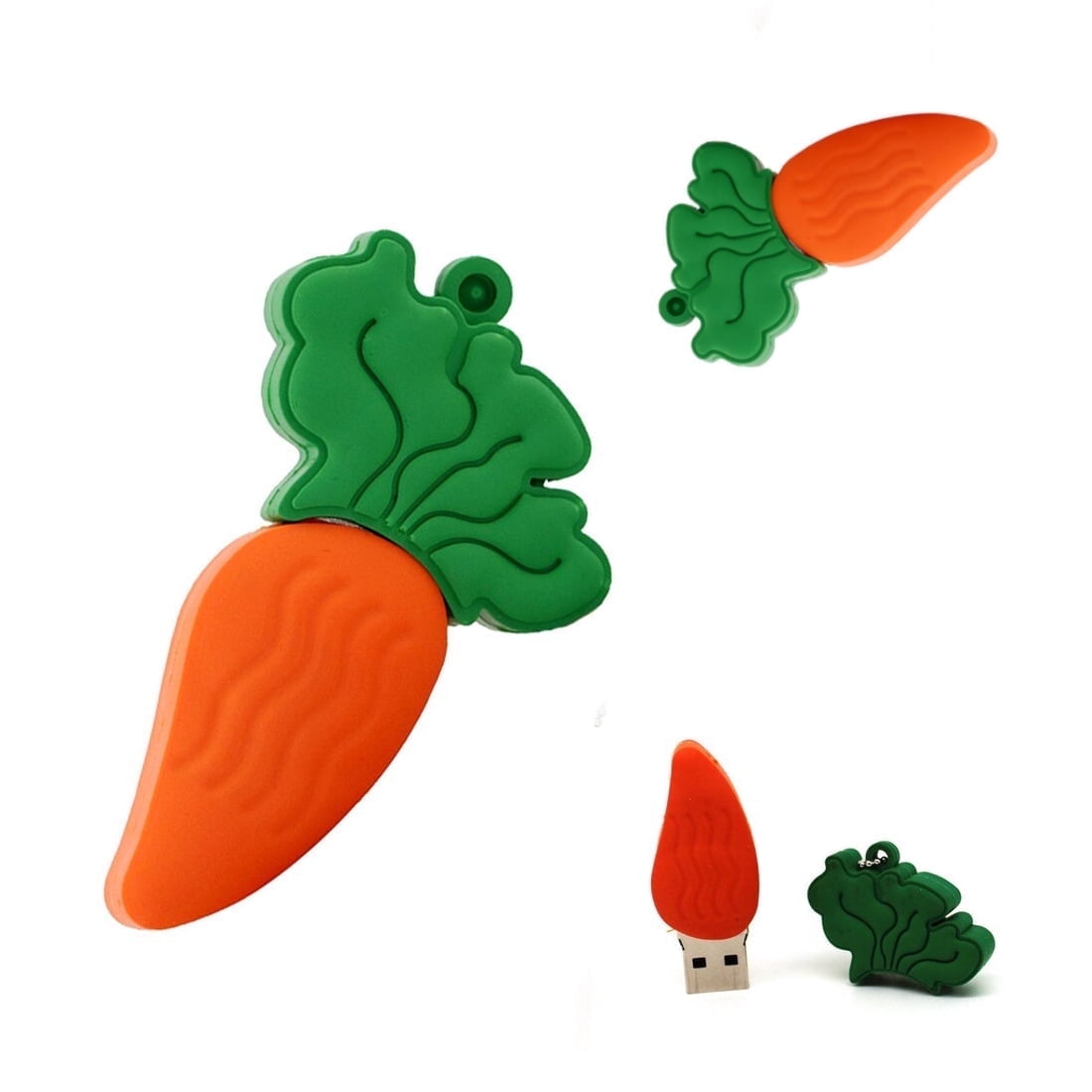 Novelty USB Flash Drive - Cool Flash Drive - USB Memory 16GB - Carrot ...